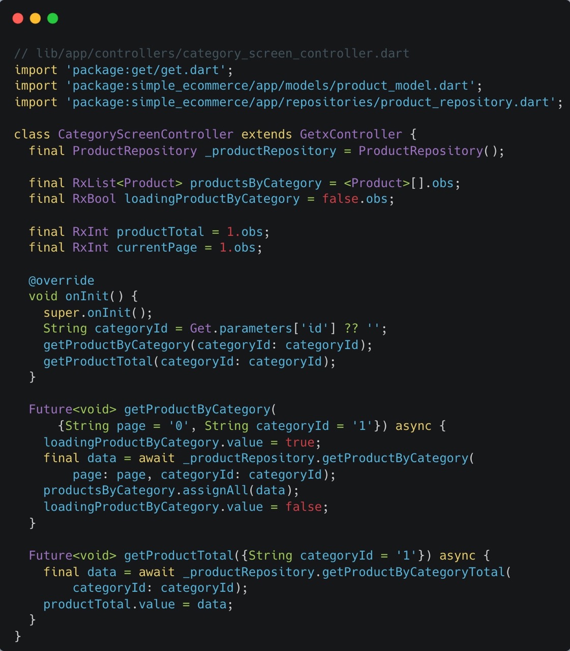 Developing A Simple E Commerce Mobile App With Flutter And Getx Using The 0026